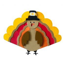 Top Turkey Shaped Card Fold-it Die Set