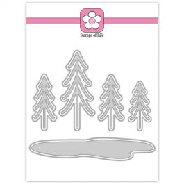 Tree & Pond Paper Craft Dies Designed By Stepahanie Barnard at The ...